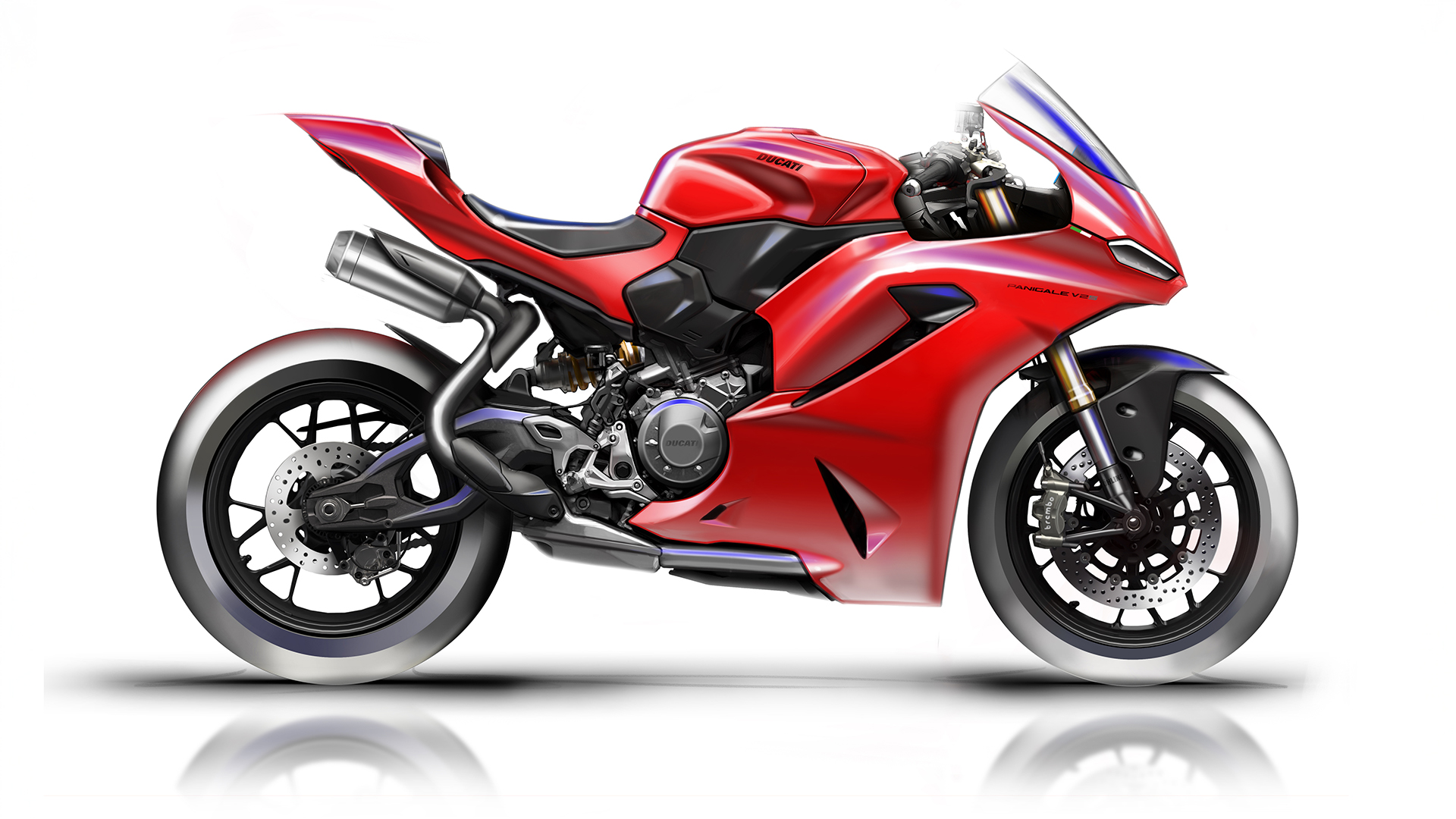 全新体验 新款Panigale V2 有史以来最轻的Panigale